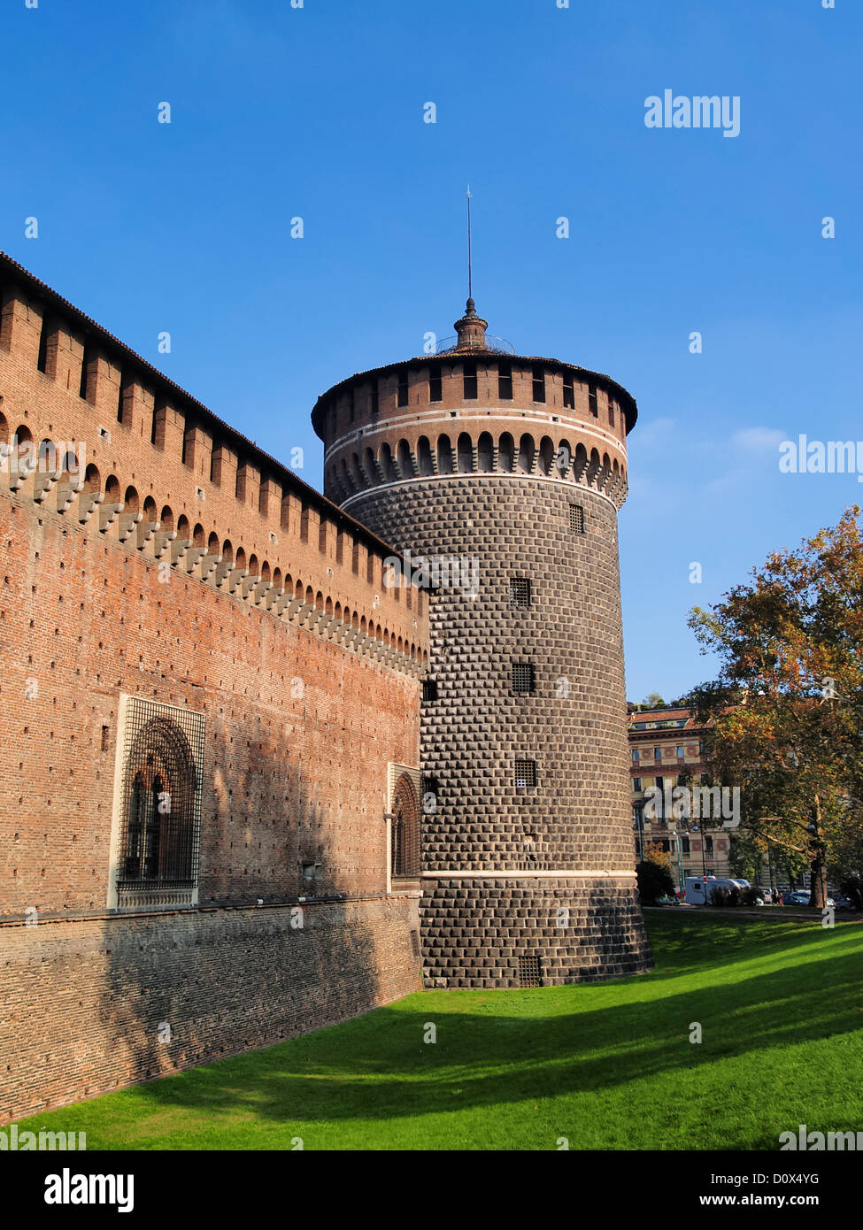The Castello Sforzesco, Milan, Lombardy, Italy Stock Photo - Alamy