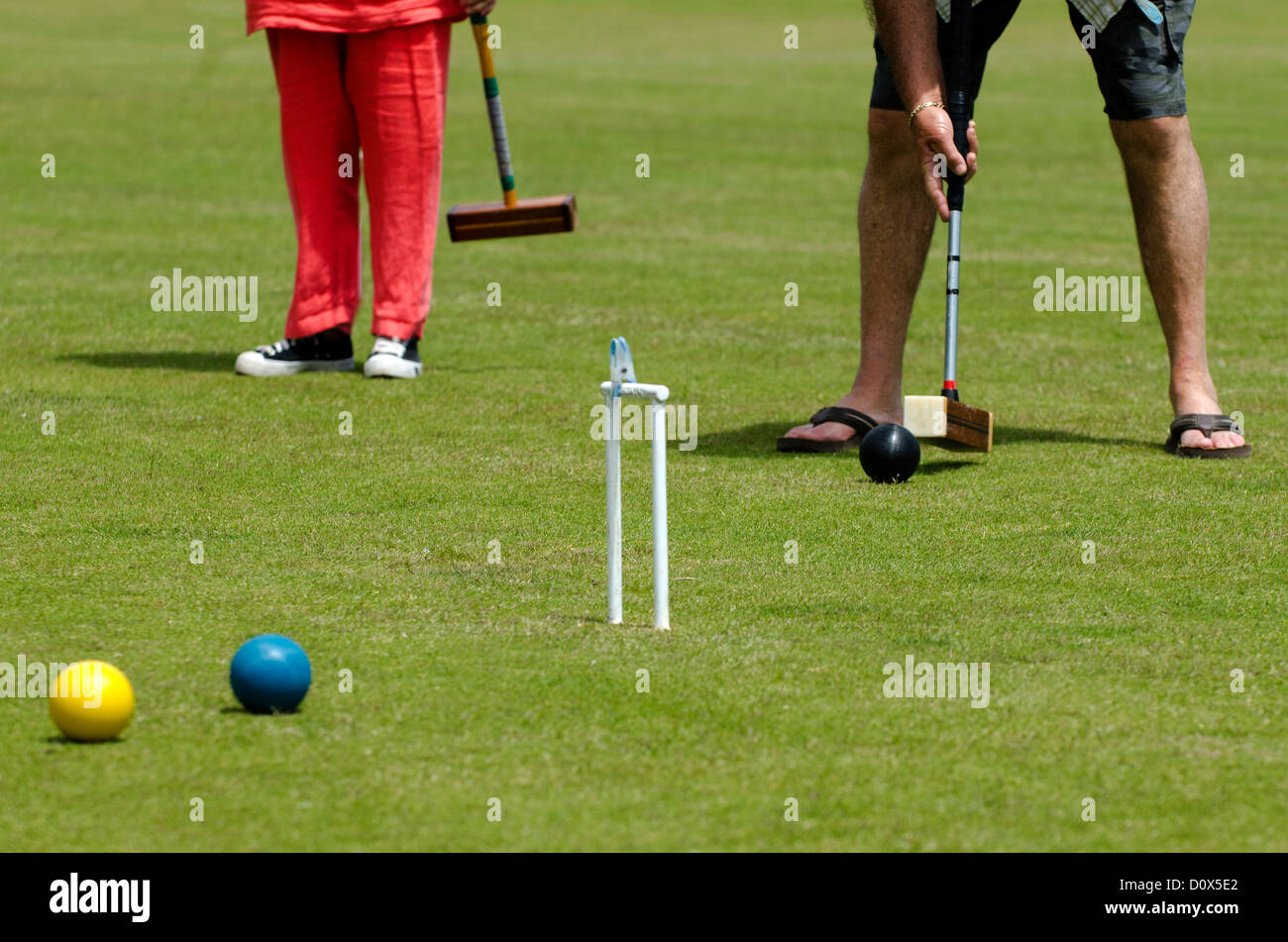 Croquet Scene High Resolution Stock Photography and Images - Alamy