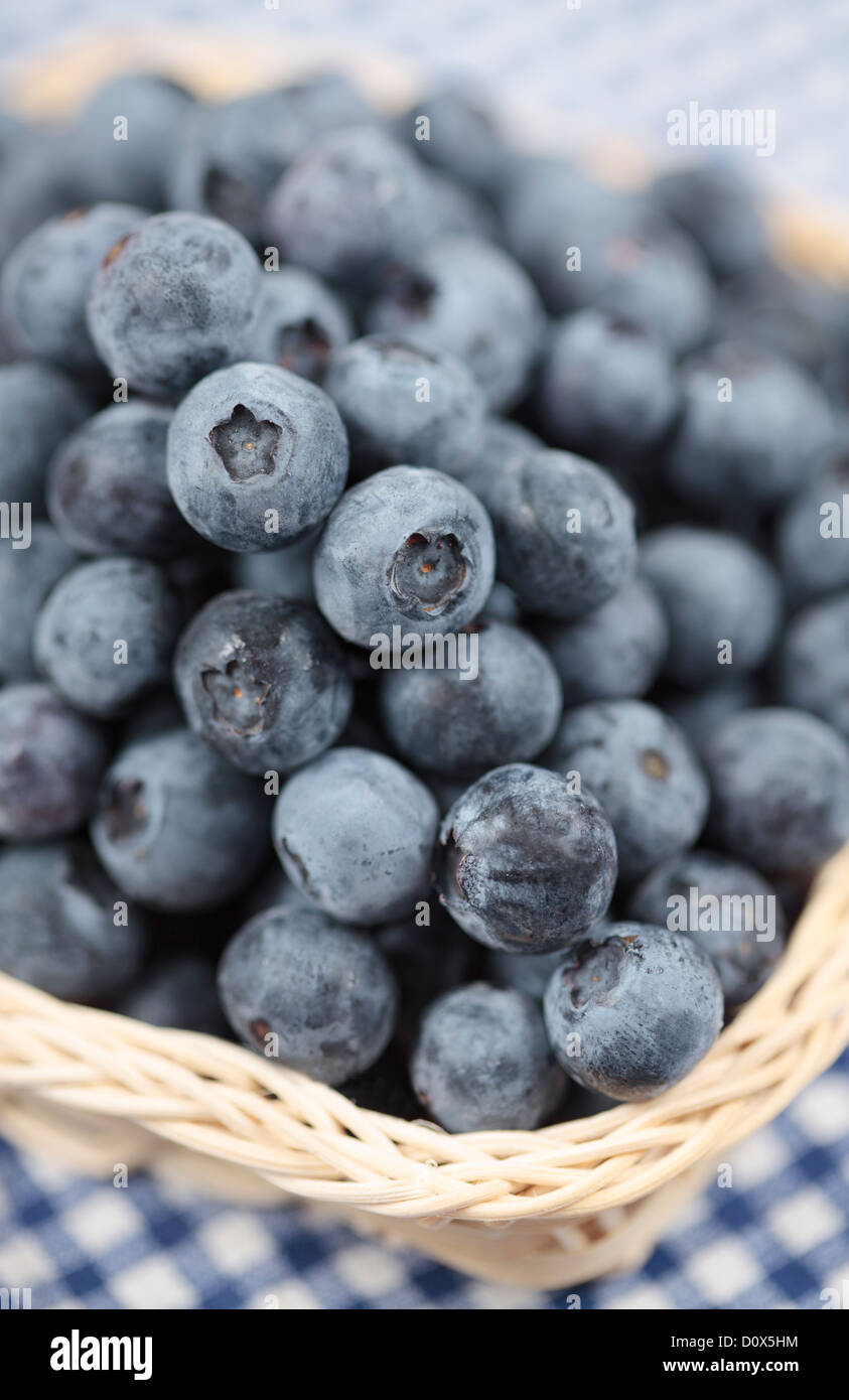 Blueberries were piled hi-res stock photography and images - Alamy