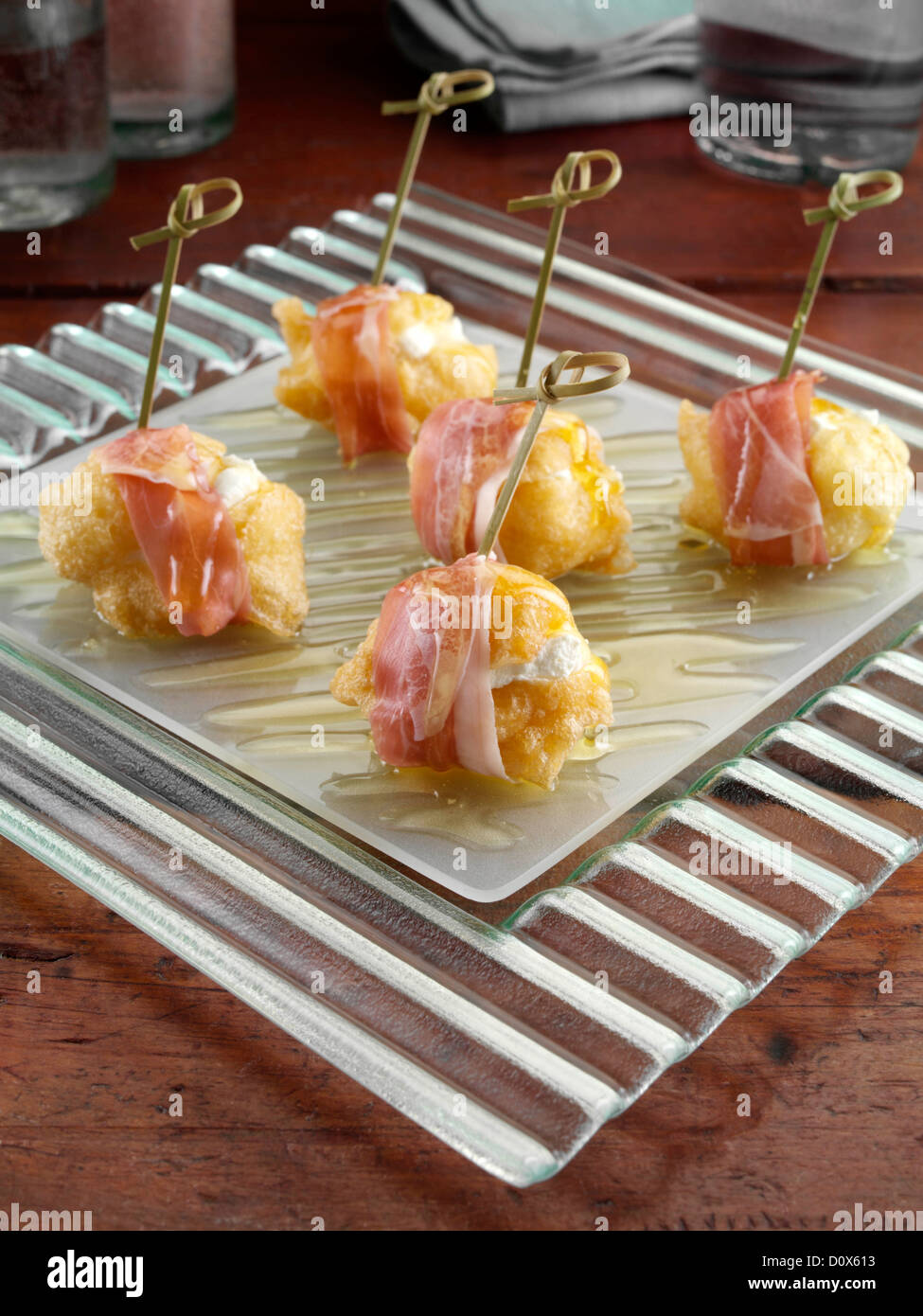 Individual italian zeppole buffet party food hi-res stock photography ...