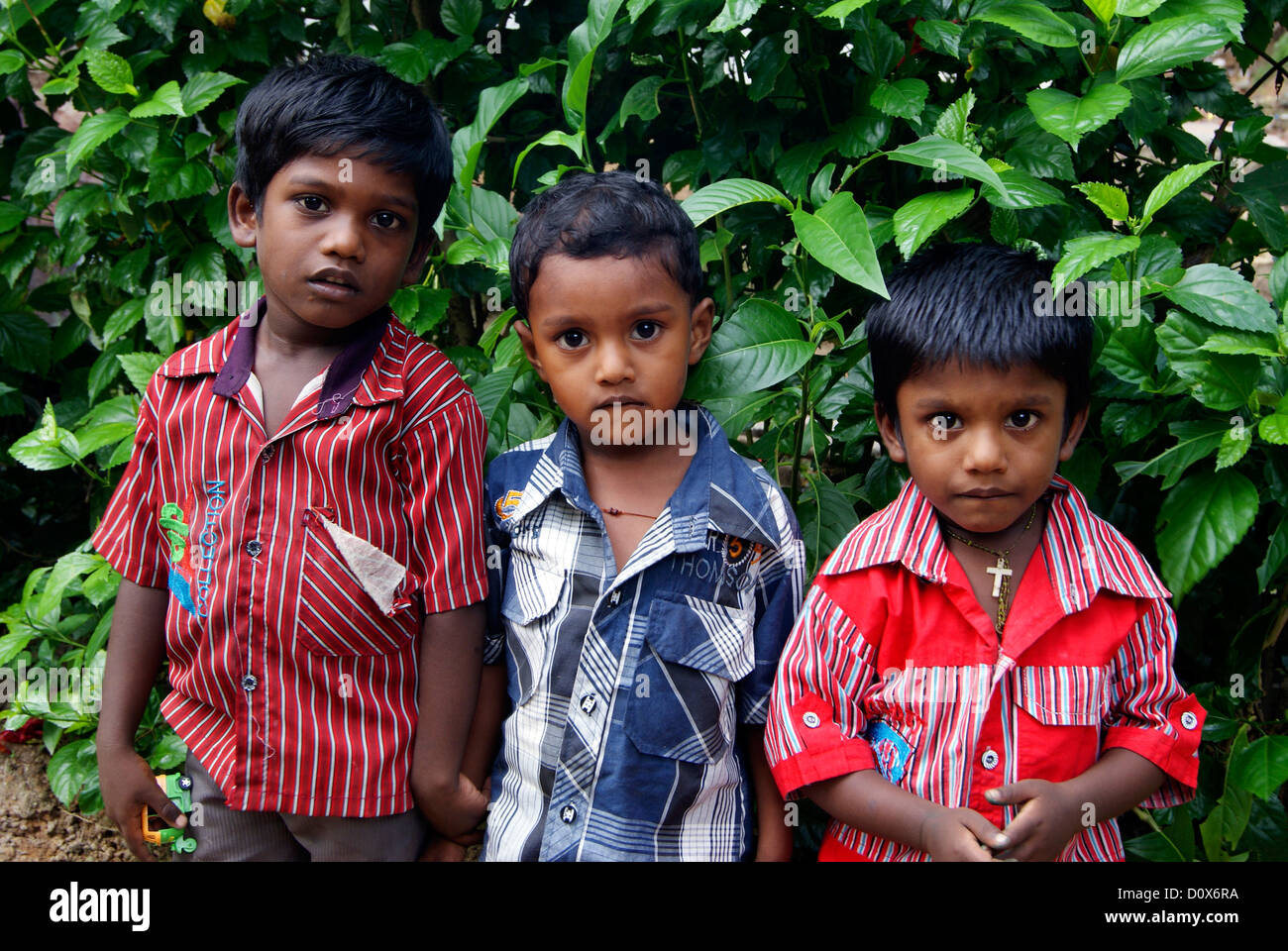 Cute Indian Village Children face expression while anxiously posing in ...