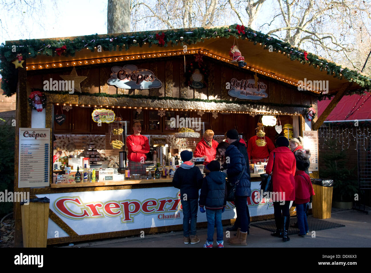 Winter Wonderland Christmas fair Hyde Park London England UK Europe ...