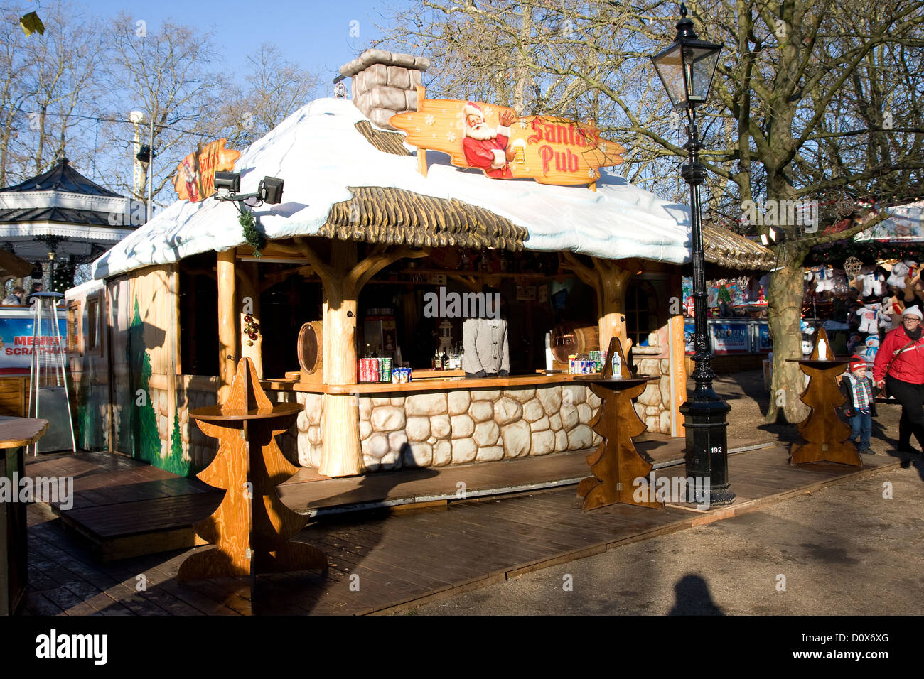 Winter Wonderland Christmas fair Hyde Park London England UK Europe ...