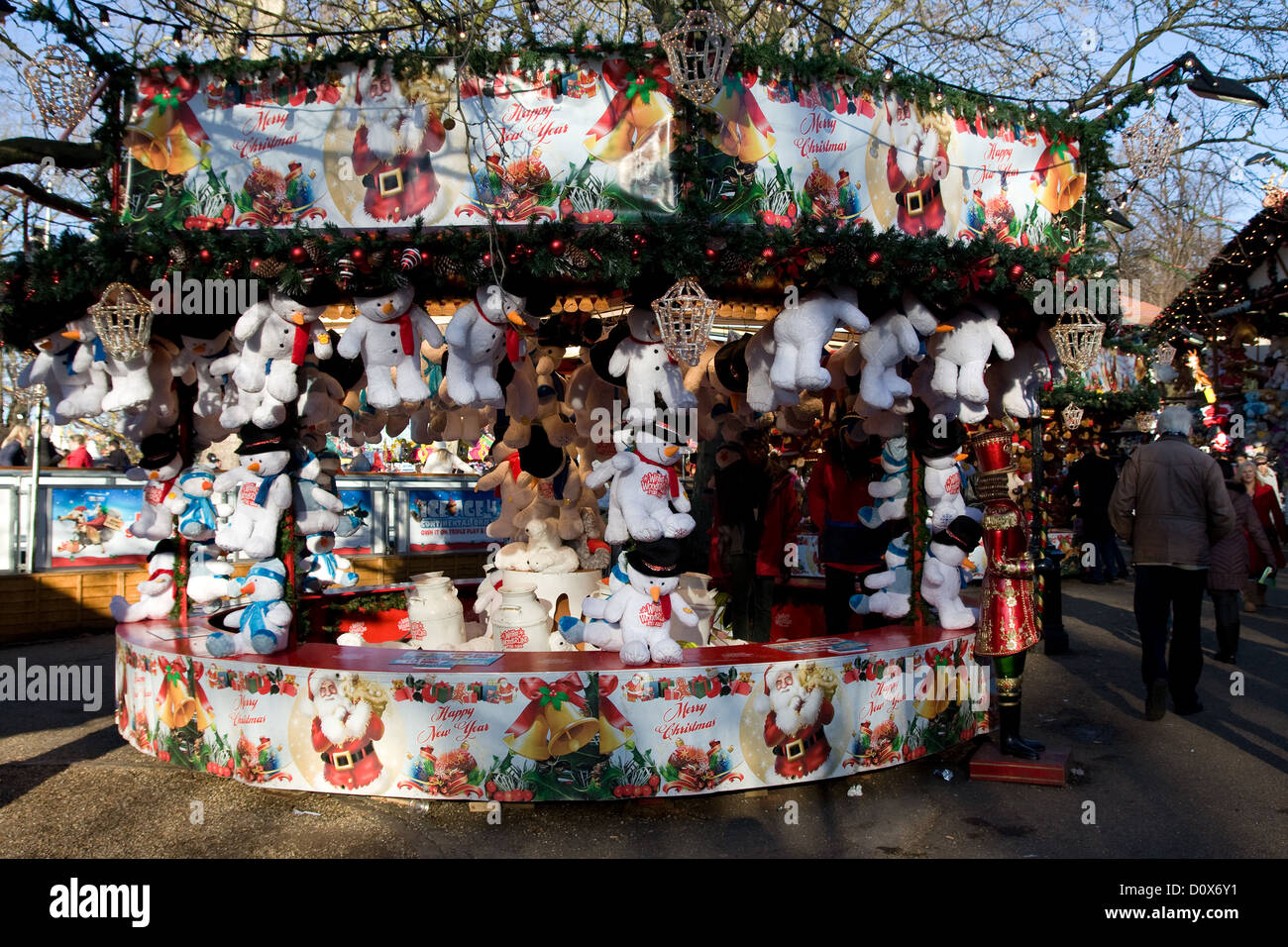 Winter Wonderland Christmas fair Hyde Park London England UK Europe ...