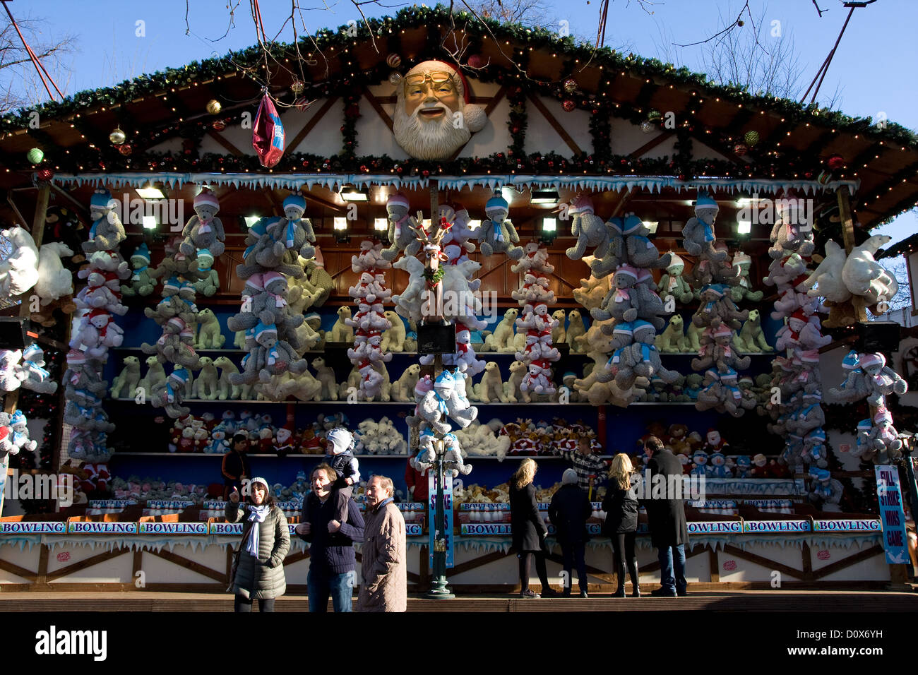 Winter Wonderland Christmas fair Hyde Park London England UK Europe ...