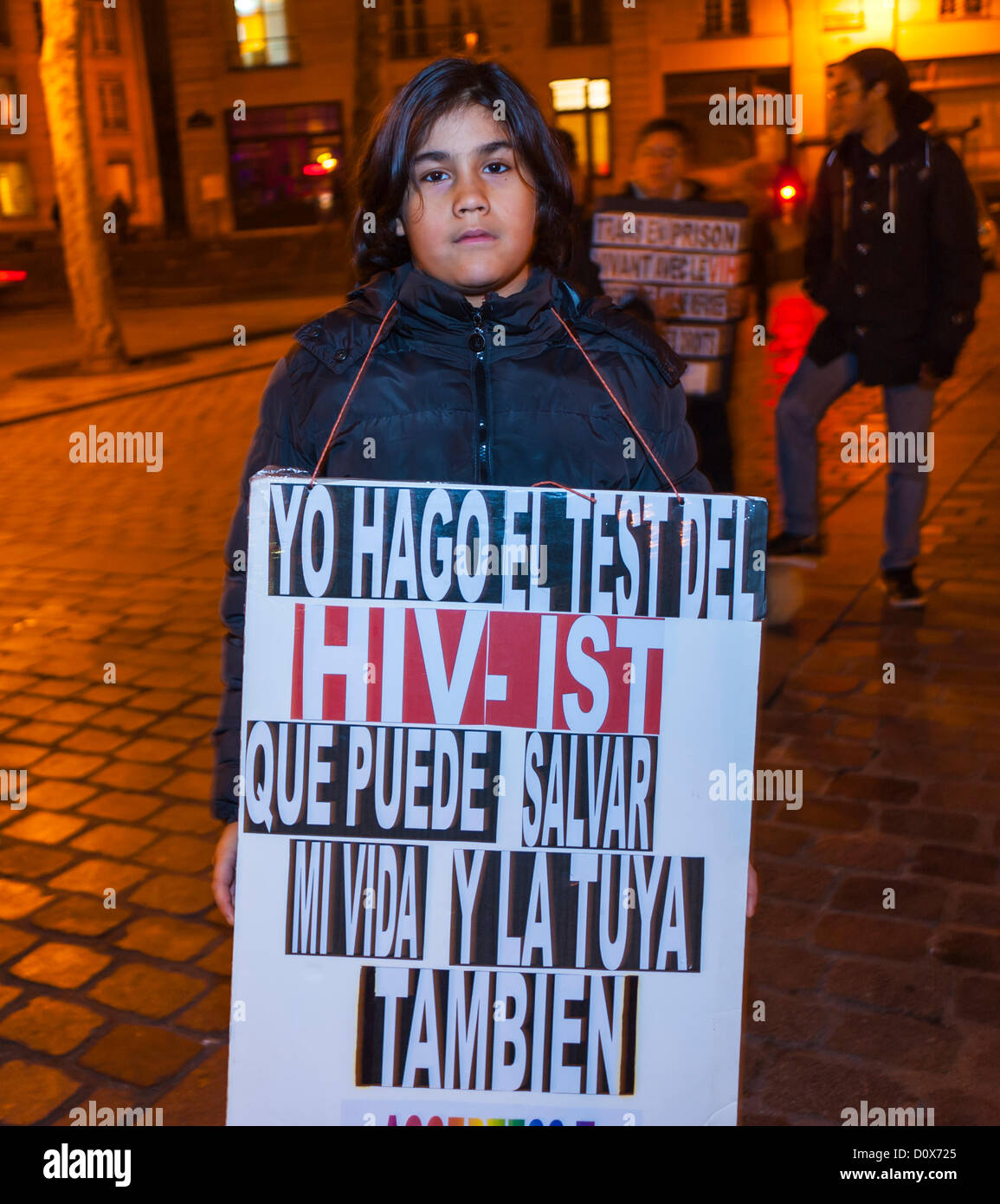 Protest signs in spanish hi-res stock photography and images - Alamy