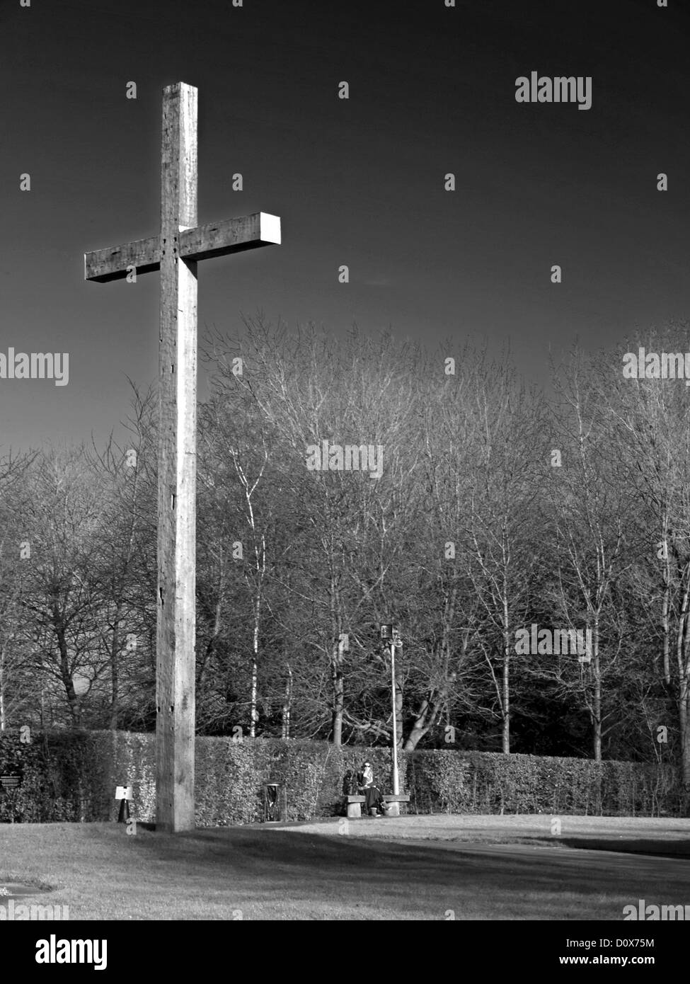 Wooden Cross from HMS Ganges made from Burma Teak, on the Guildford ...