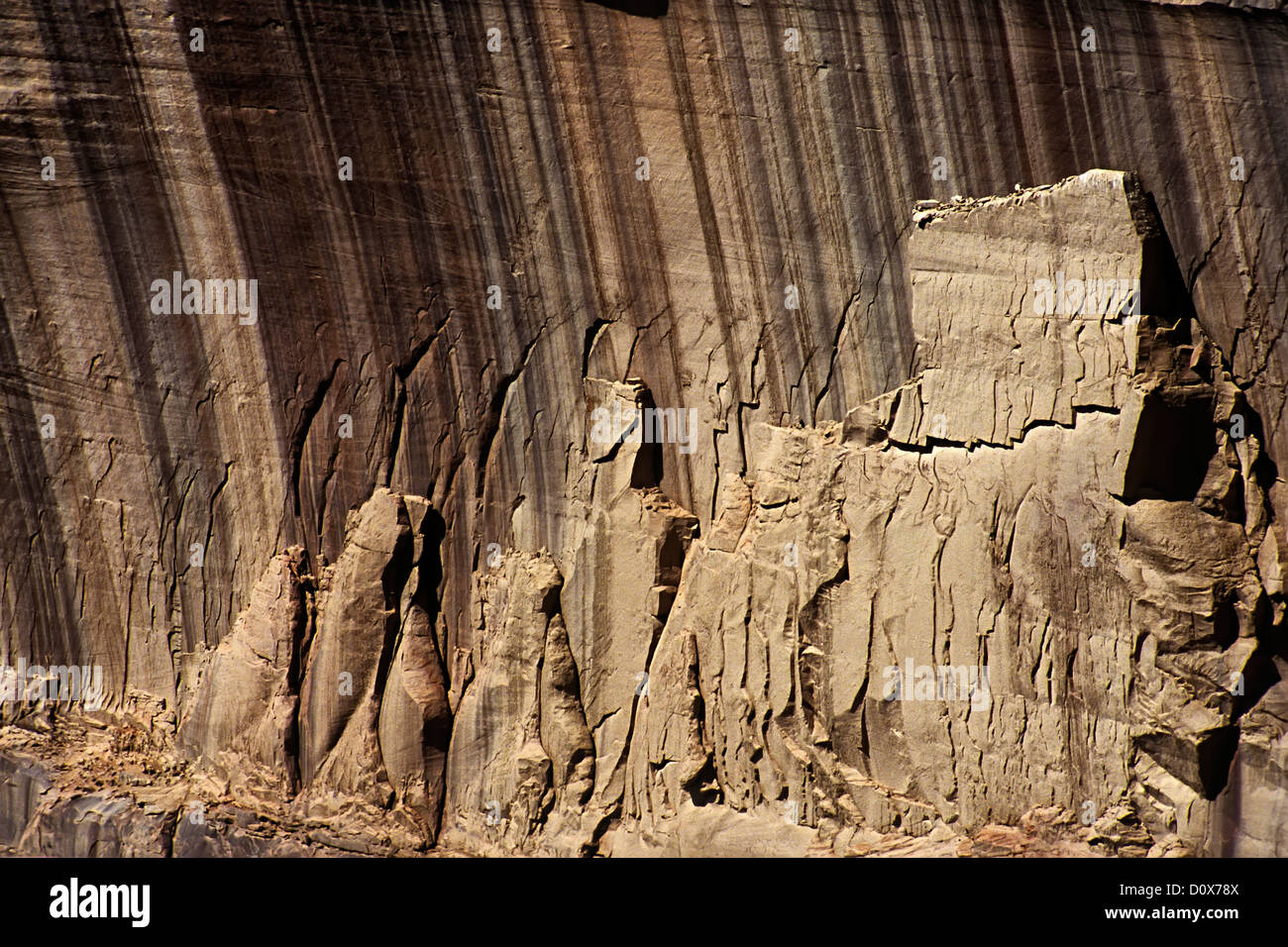Erosion on cliffs at Colorado National Monument, USA Stock Photo - Alamy