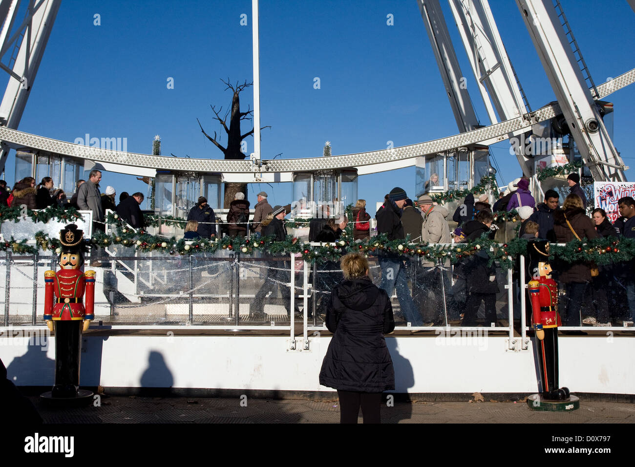 Winter Wonderland Christmas fair Hyde Park London England UK Europe ...