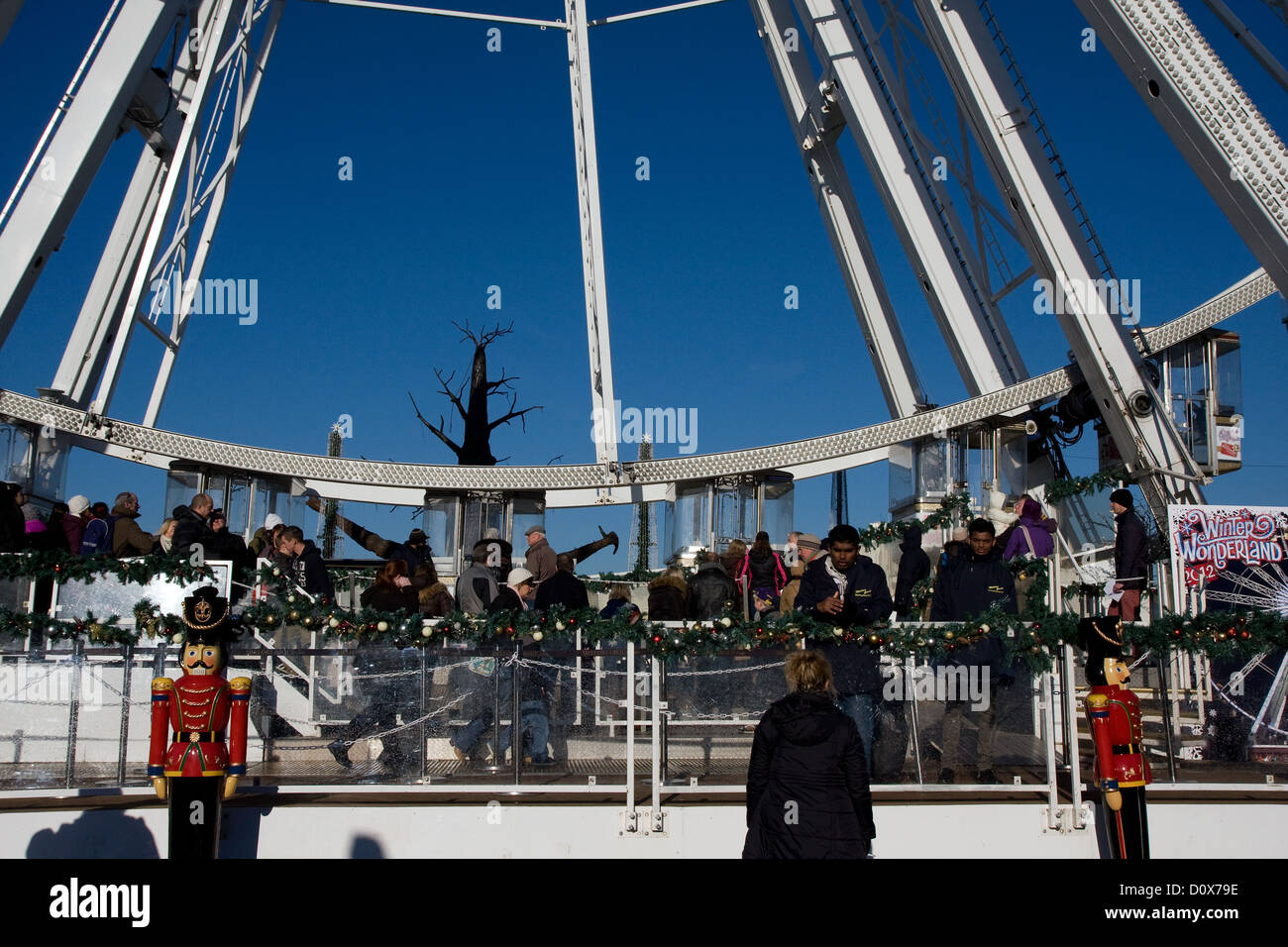 Winter Wonderland Christmas fair Hyde Park London England UK Europe ...