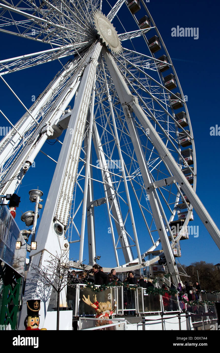 Winter Wonderland Christmas fair Hyde Park London England UK Europe ...