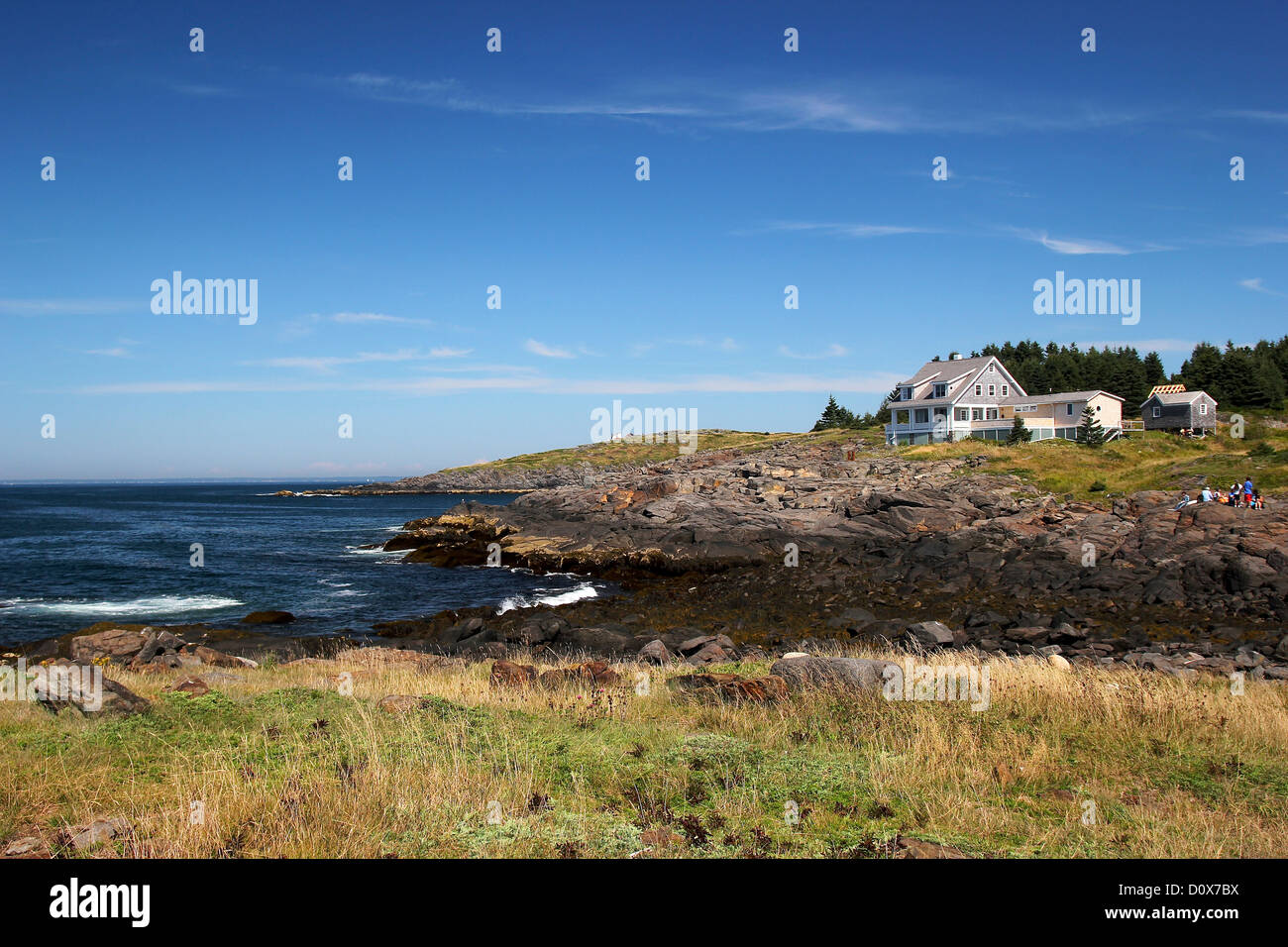 Monhegan Island, Maine Stock Photo - Alamy
