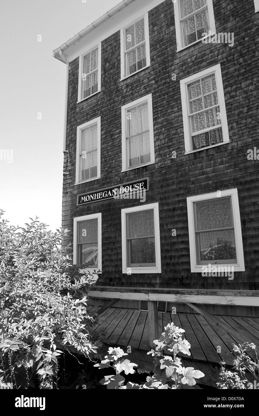 Monhegan House, an inn on Monhegan Island, Maine Stock Photo - Alamy