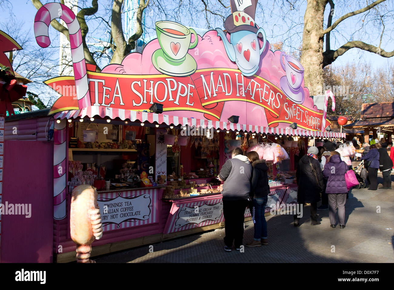 Winter Wonderland Christmas fair Hyde Park London England UK Europe ...