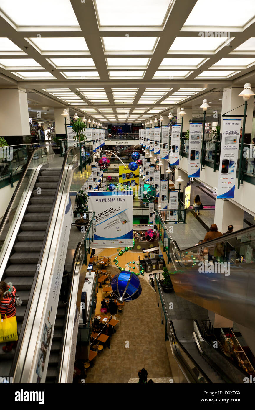 Montreal Eaton Center Stock Photo - Alamy