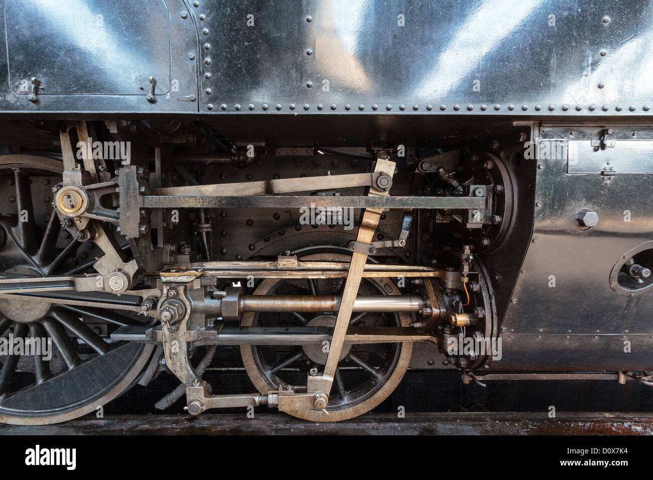 An old steam locomotive in a garage in Austria Stock Photo - Alamy