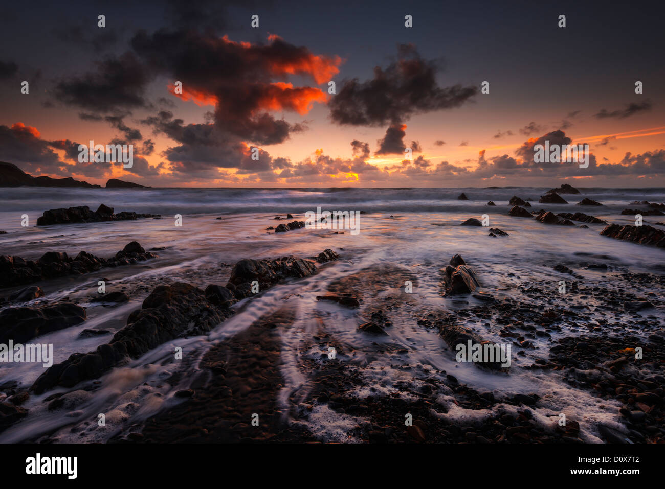 Welcombe mouth bay hi-res stock photography and images - Alamy