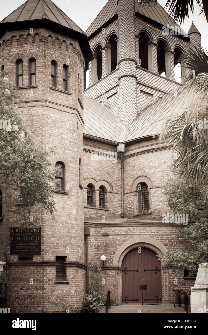 Circular Congregational Church, Charleston,SC Stock Photo - Alamy