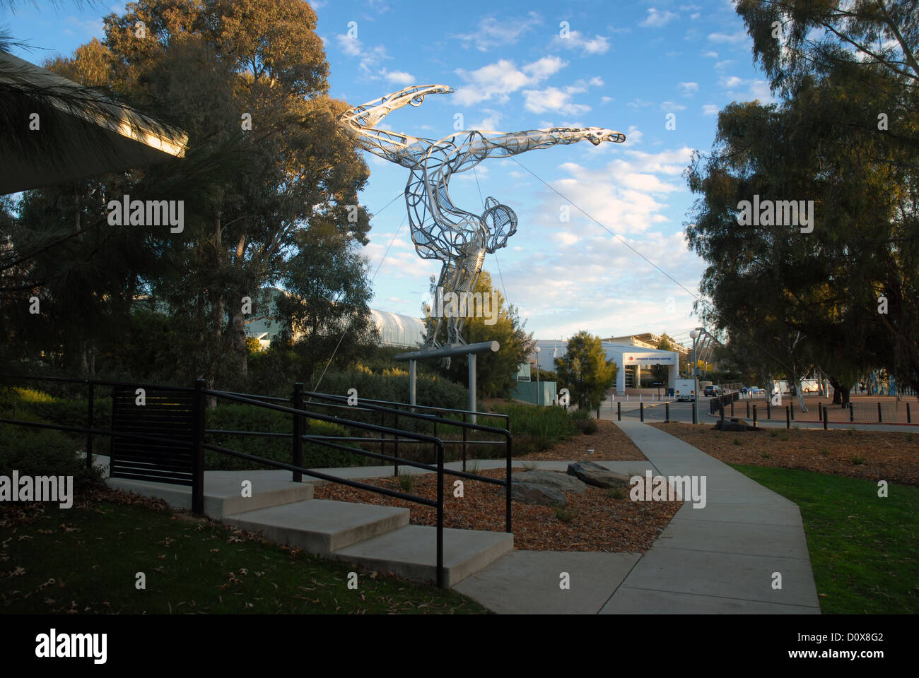 Gymnast sculpture by John Robinson, Bruce Campus, The Australian ...