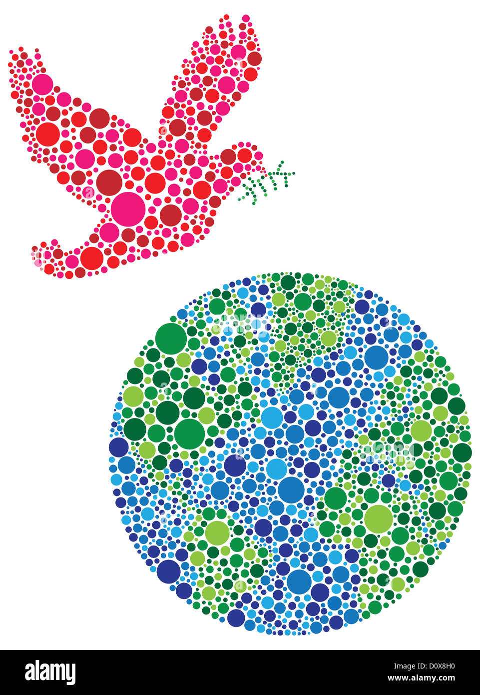 Planet earth continents filled hi-res stock photography and images - Alamy