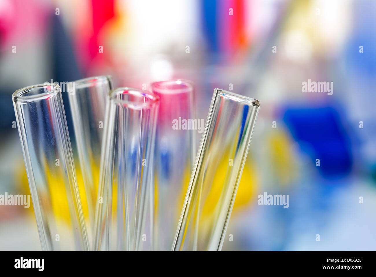 Chemical scientific laboratory stuff test tubes detail macro Stock ...