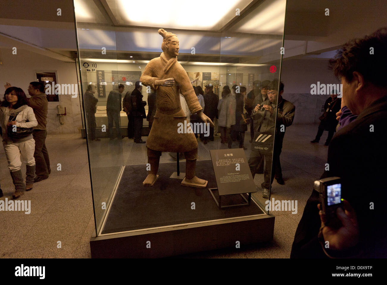 Army of terracotta warriors (Bingmayong). discovered in 1974 by a ...