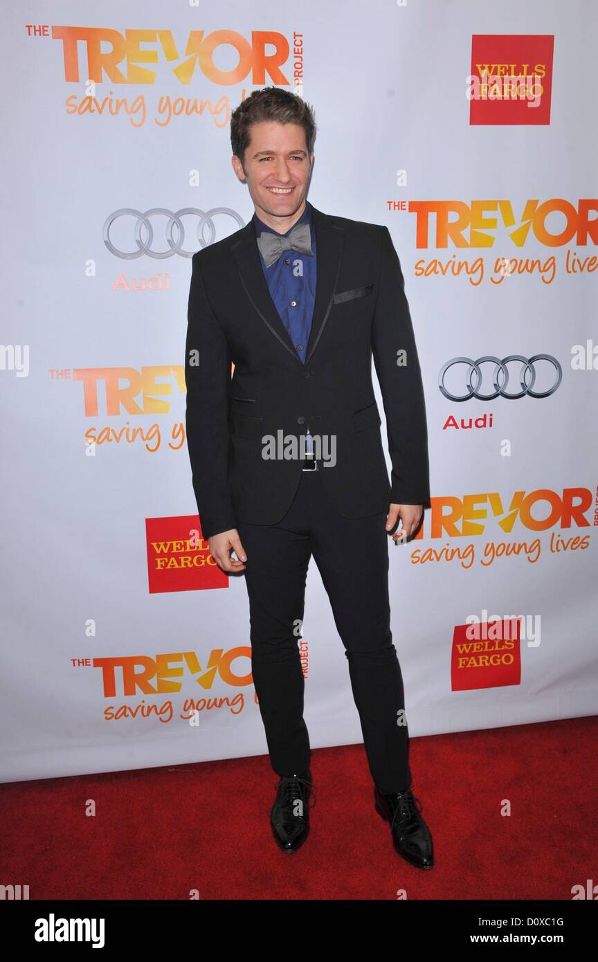 Los Angeles, California. 2nd December 2012. Matthew Morrison at ...