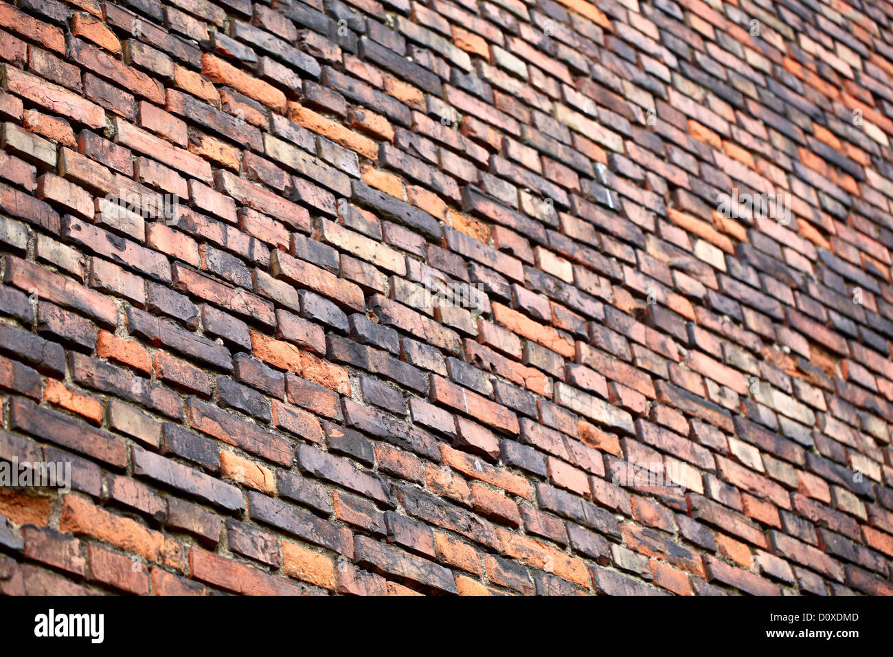Brick wall perspective Stock Photo - Alamy