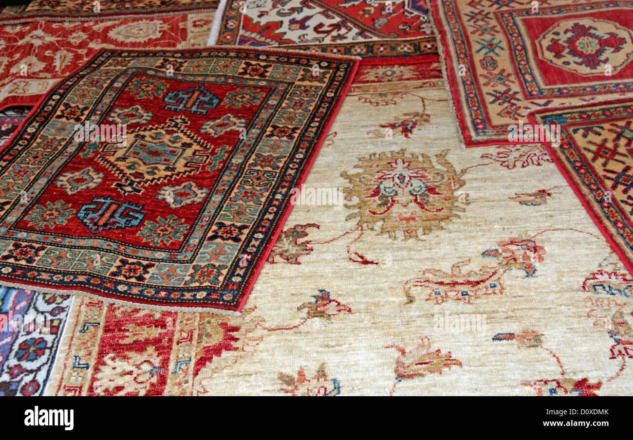 Red and coloured carpets of various forms and various nationalities for ...