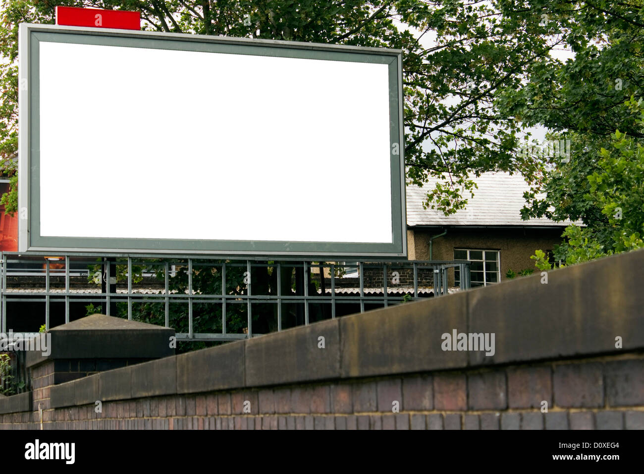 Large blank billboard for your design Stock Photo - Alamy