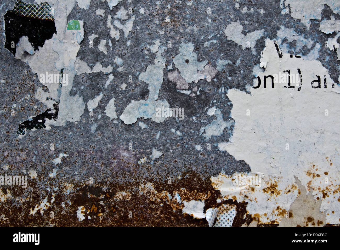 Torn billboard poster Stock Photo - Alamy