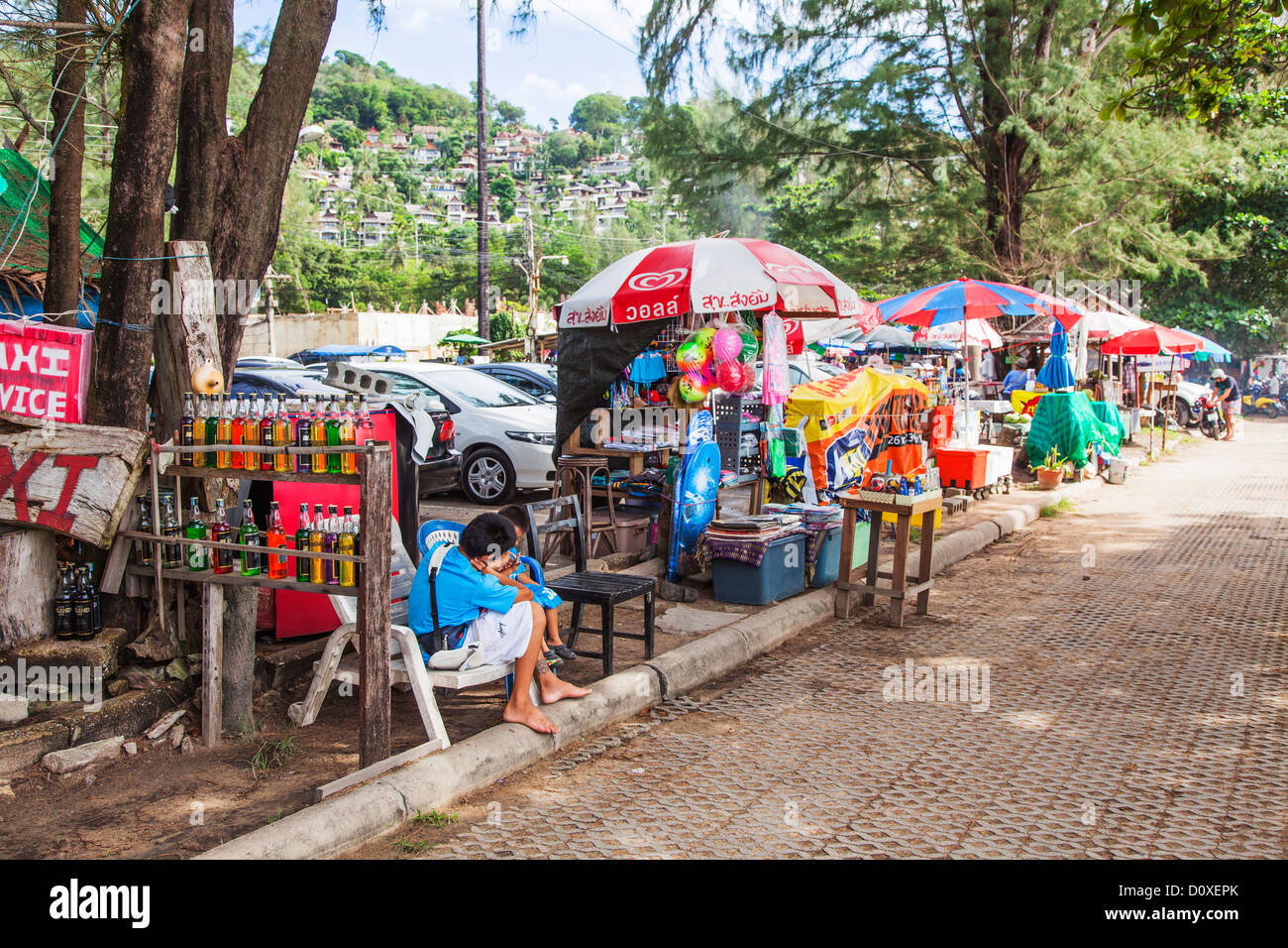 Beach side stalls hi-res stock photography and images - Alamy