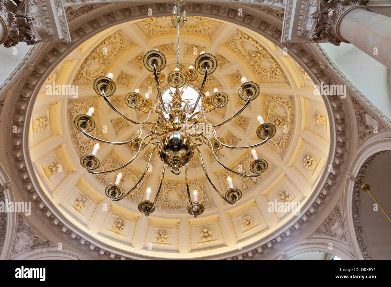 St stephen walbrook church interior city of london hi-res stock ...