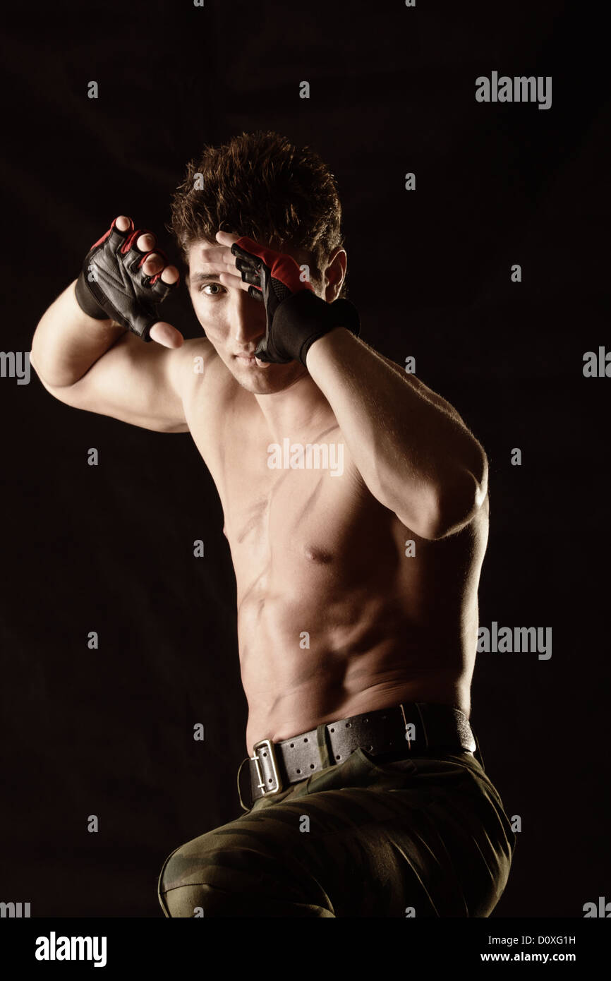 Defence stance hi-res stock photography and images - Alamy