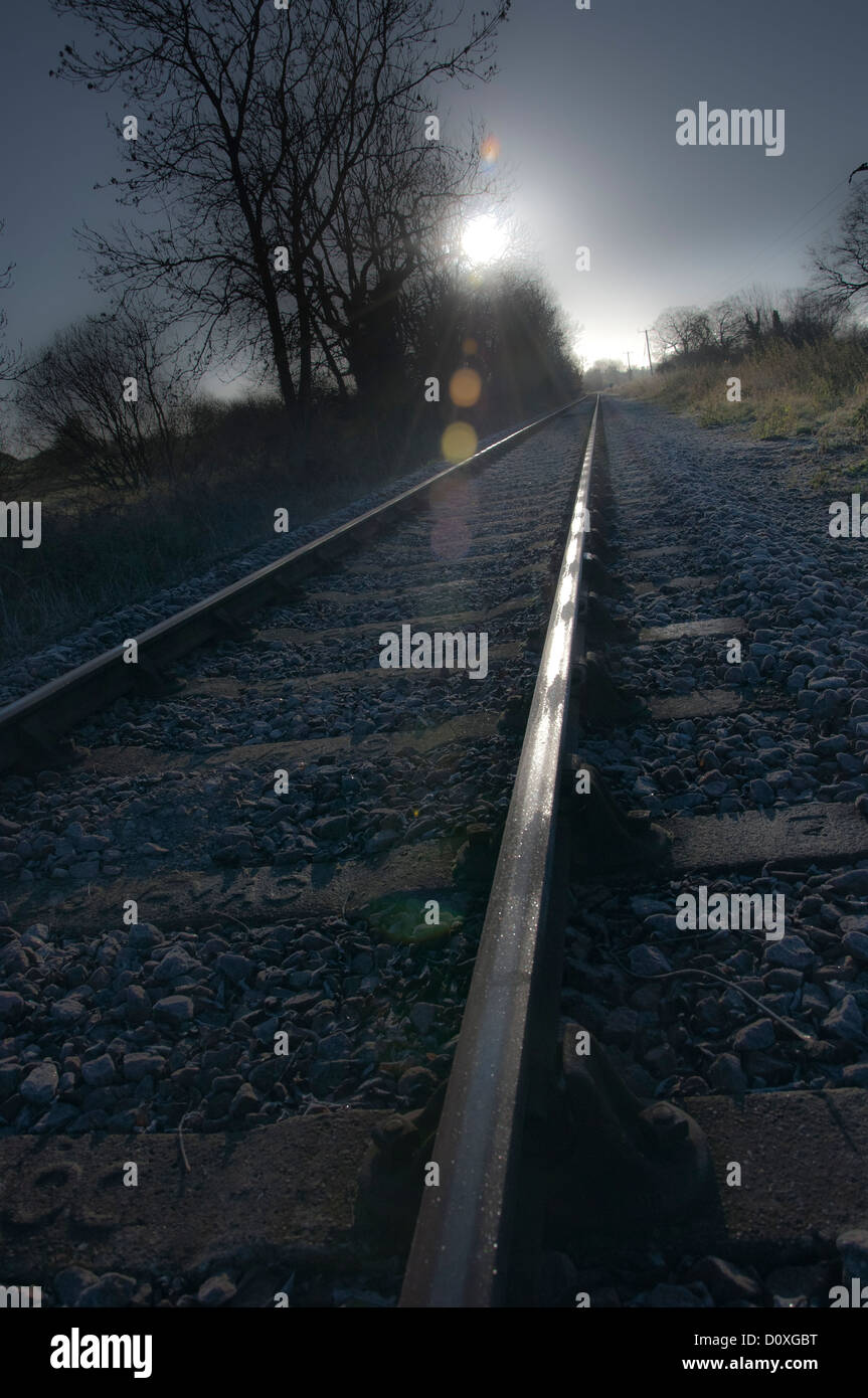 Rural railway line hi-res stock photography and images - Alamy