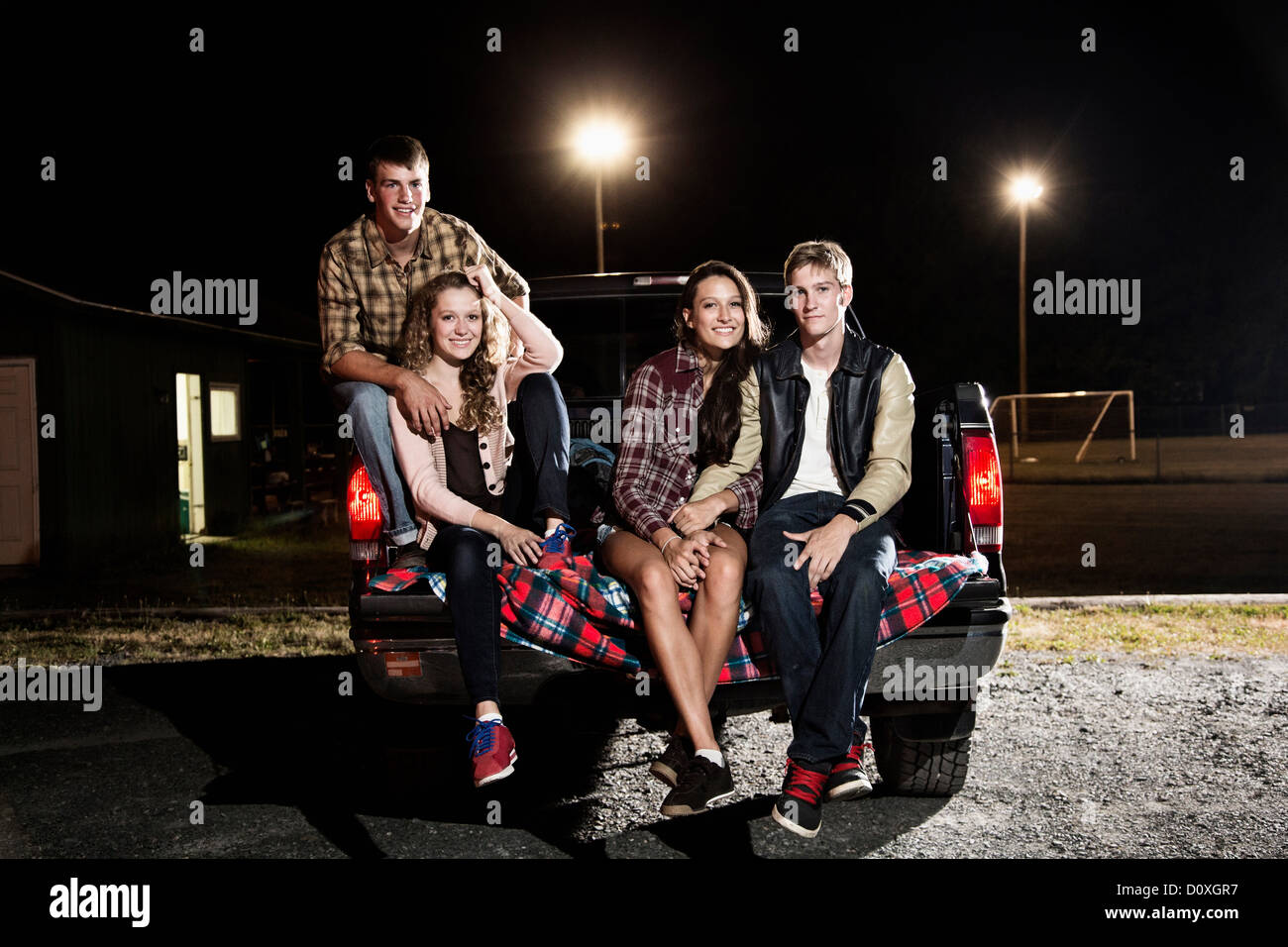 Tailgate car night hi-res stock photography and images - Alamy