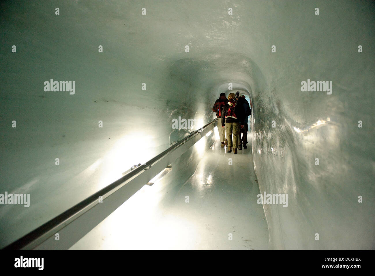 Bernese Oberland, ice-skating rink, Jungfraujoch, canton Bern ...