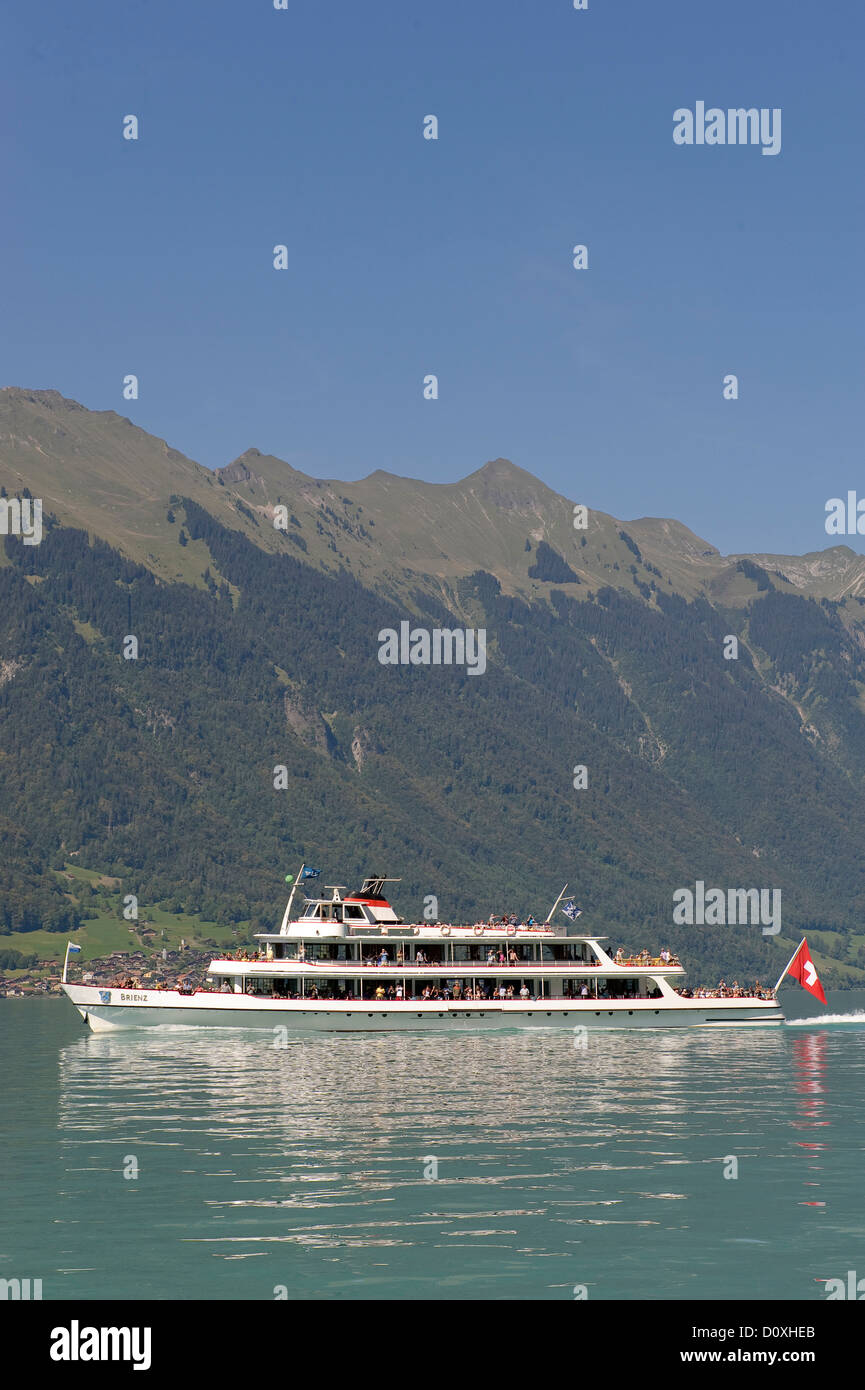 Bernese Oberland, Brienzersee, canton Bern, Switzerland, Europe, lake ...