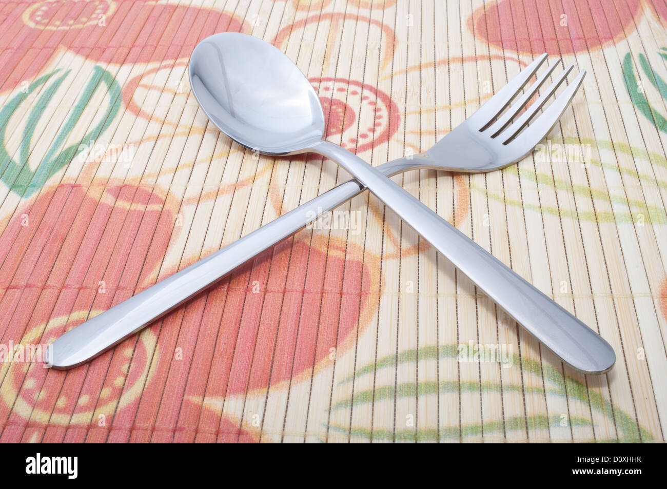 Fork and spoon Stock Photo - Alamy