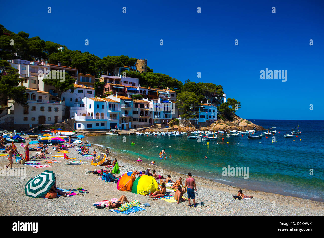 Spain, Europe, Catalonia, Girona Province, Costa Brava Coast, Begur, Sa ...