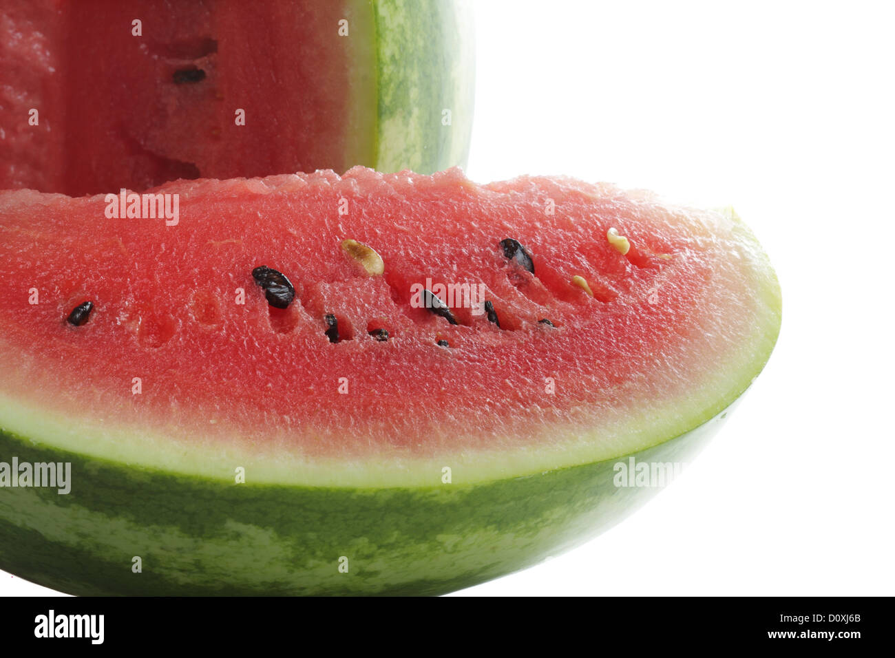 Cut watermelon and slice Stock Photo - Alamy