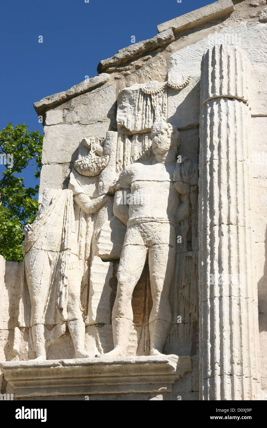 France, Europe, Provence, Saint Remy de Provence, archeology, Glanum ...