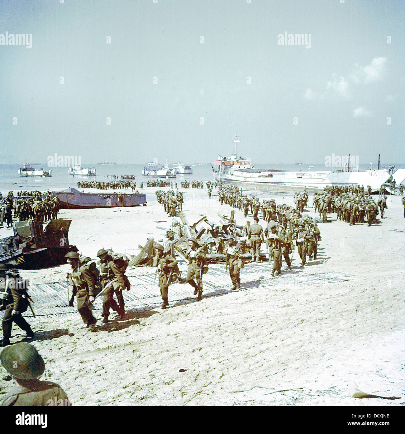 Operation, Overlord, Normandy, Canadian, Infantry, Juno Beach ...
