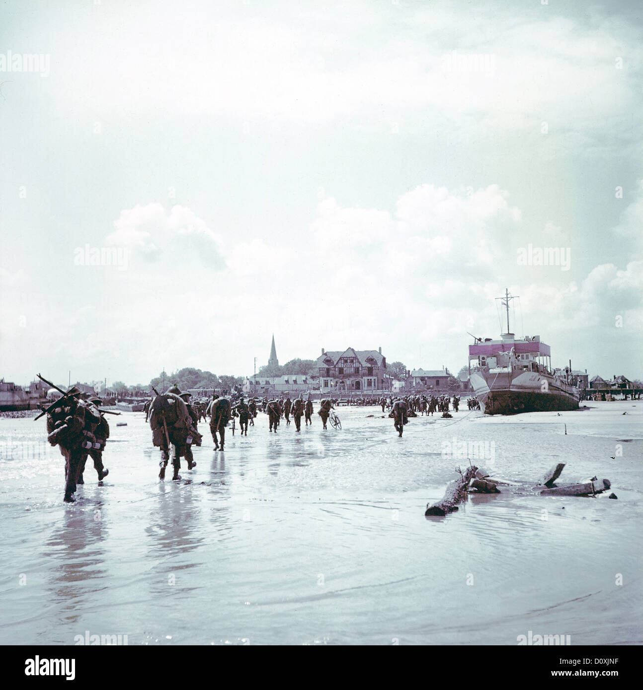 Operation Overlord Normandy Canadian Infantry High Resolution Stock ...