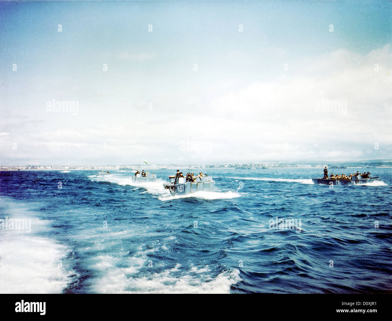 Operation, Overlord, Normandy, British Navy, Landing Crafts, ship ...