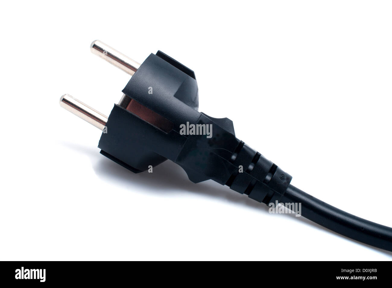 Close Up Of Black Power Plug Stock Photo - Alamy