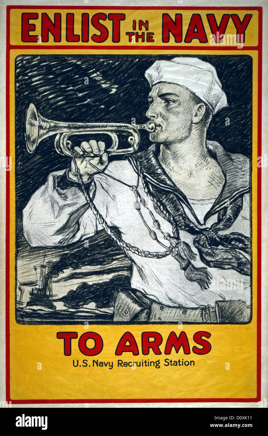 Enlist war poster hi-res stock photography and images - Alamy