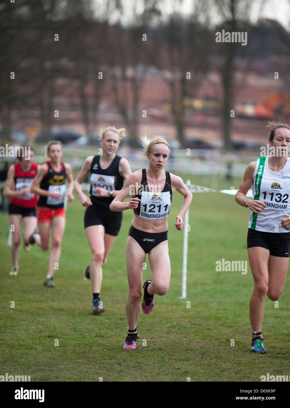 Gemma Steel winning the Inter-Counties Cross Country at Cofton Park ...