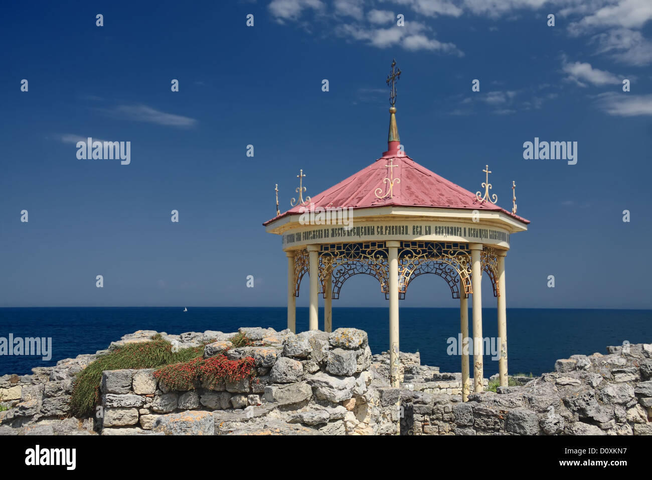 Chapel in Khersones Stock Photo - Alamy