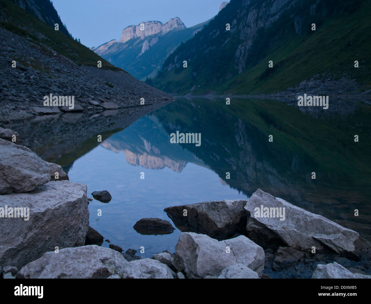 Stauberen, precipitous, Appenzell, Innerrhoden, rock, cliff, Fälensee ...